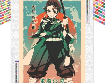 Demon Slayer Diamond Painting - Etsy Hong Kong