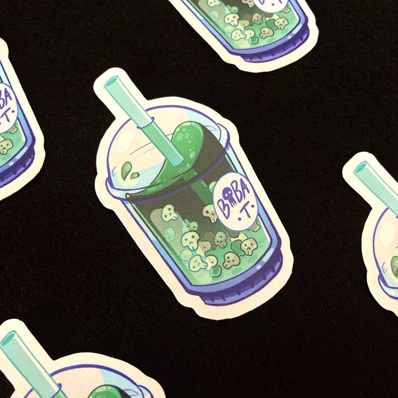 Boba Tea Sticker - Etsy
