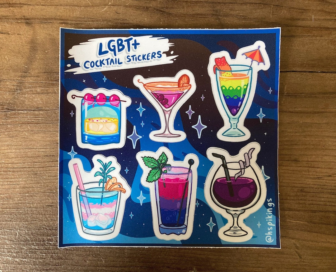 LGBTQ Pride Sticker Sheet, Die Cut Stickers, Pride Month, Gay Sticker ...