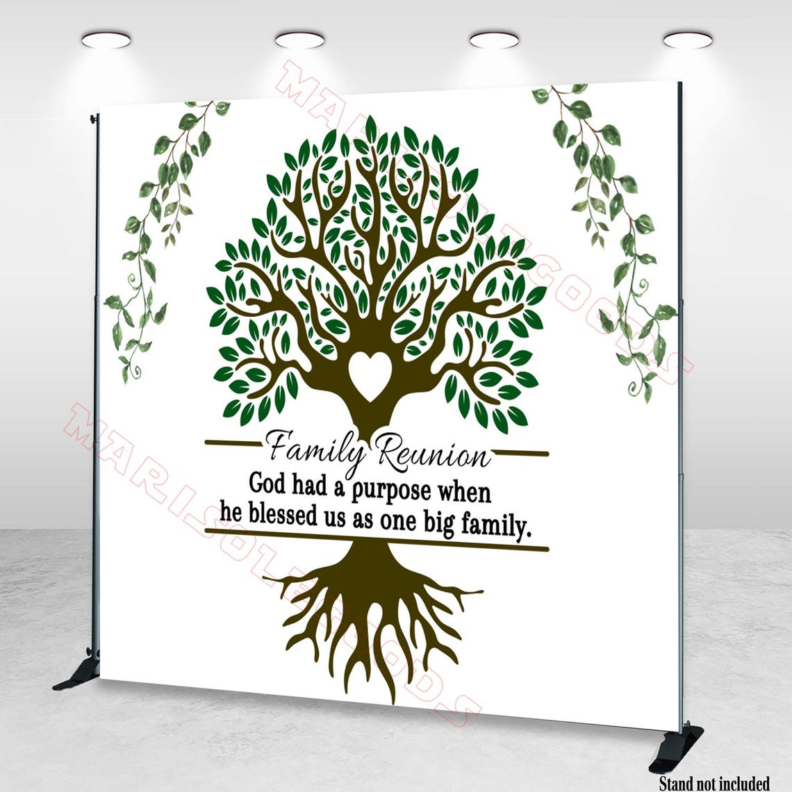 Family Reunion Tree Photo Backdrop Family Party Photography Background ...