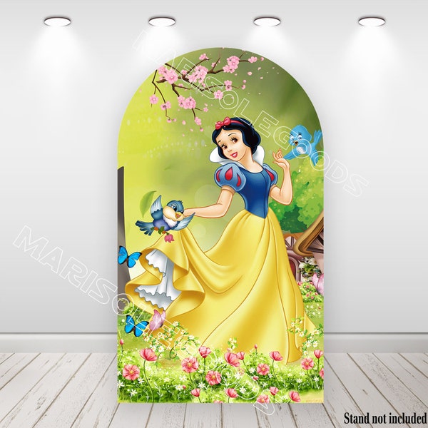 Snow White Arched Backdrop - Etsy