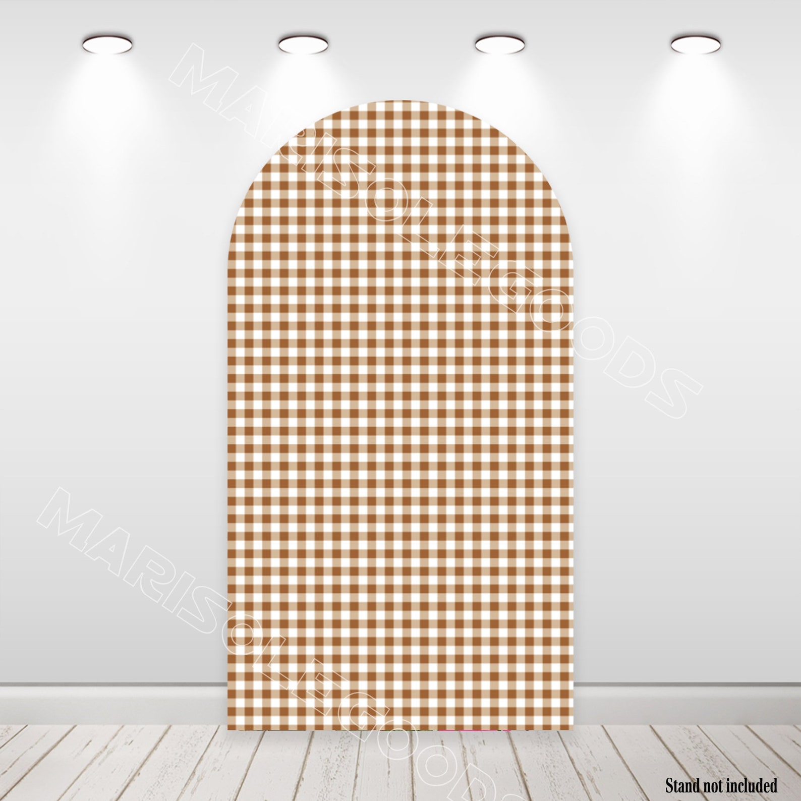 Gingham Arch Backdrop Cover, Custom Colors, Fabric - Etsy
