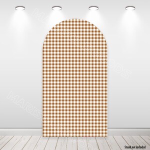 Gingham Arch Backdrop Cover, Custom Colors, Fabric - Etsy