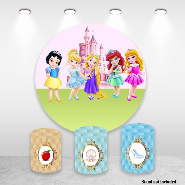 Cinderella Round Backdrop - Etsy