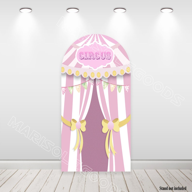 Circus Arch Backdrop Cover, Carnival Tent, Girl Birthday Party - Etsy