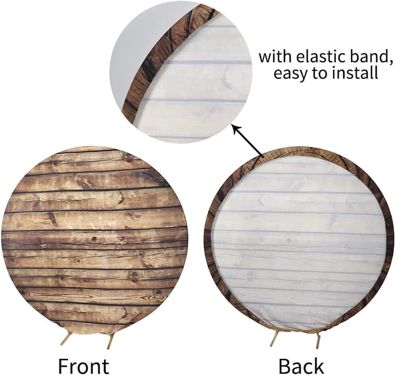 CUSTOM Round Backdrop Cover Circle Polyester Photo Background - Etsy