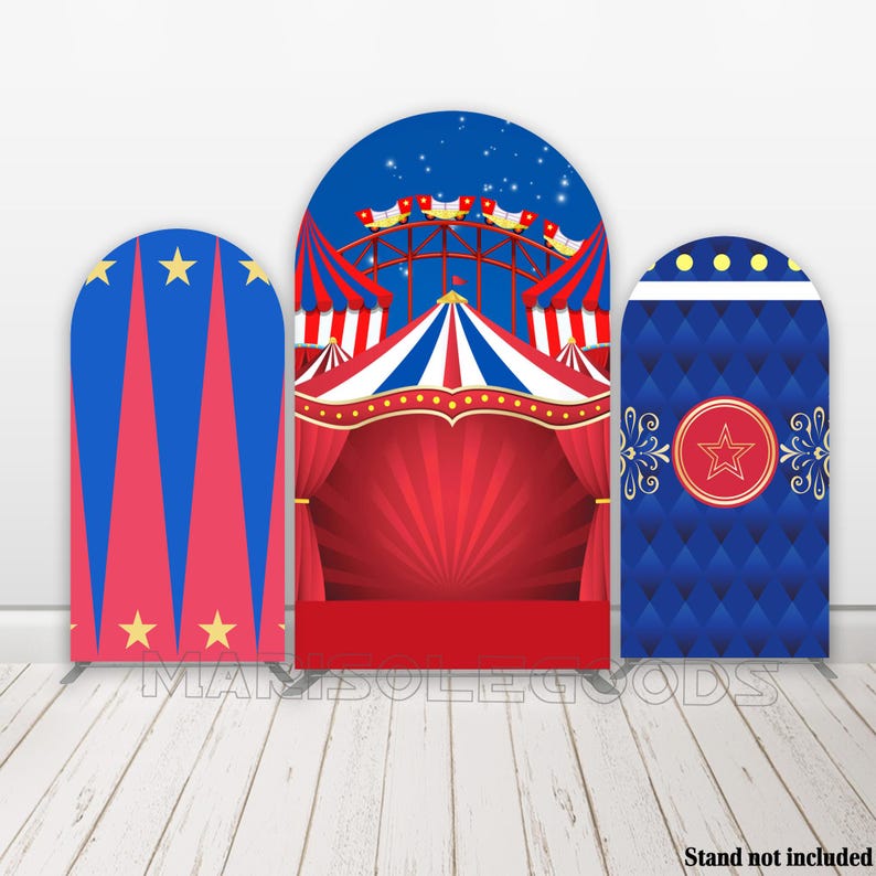 Circus Backdrop Fabric Cover, Carnival Birthday, Baby Shower - Etsy