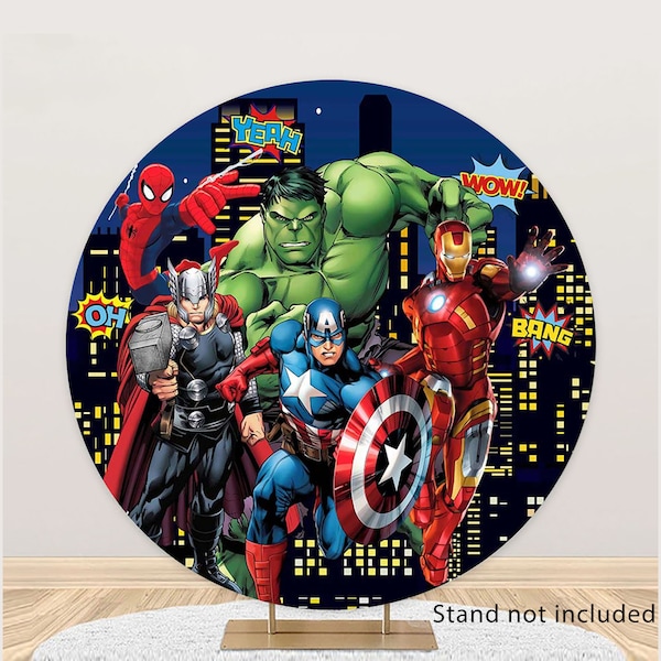Avengers Circle Backdrop - Etsy