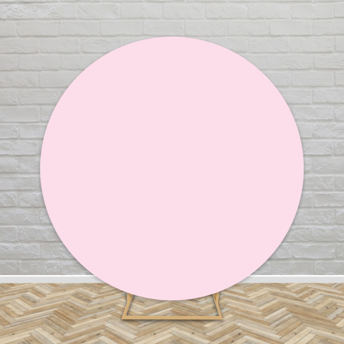 White Black Pink Round Backdrop Cover Wedding Baby Shower - Etsy