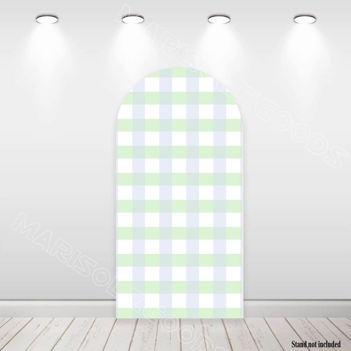 Gingham Arch Backdrop Cover, Custom Colors, Fabric - Etsy