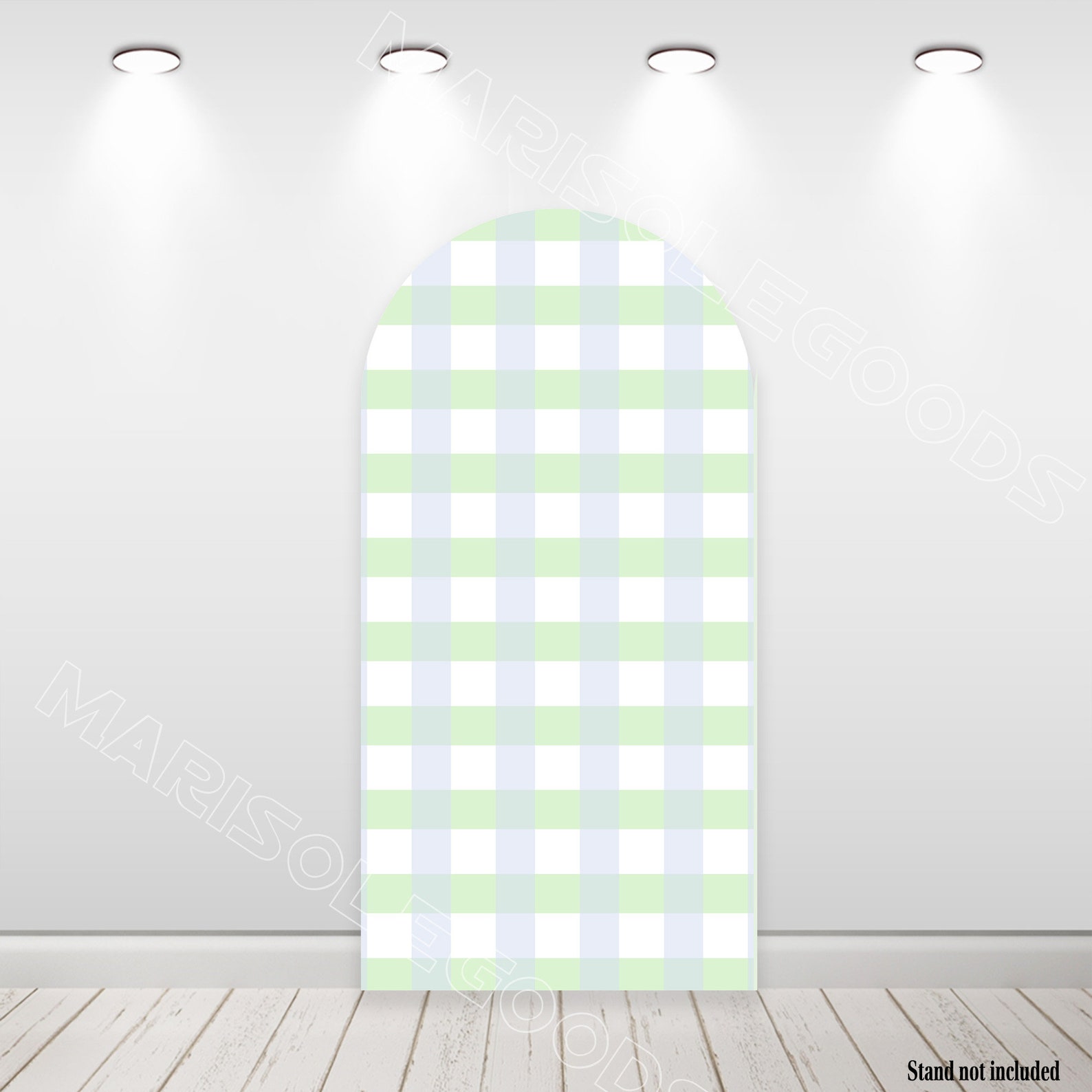 Gingham Arch Backdrop Cover, Custom Colors, Fabric - Etsy