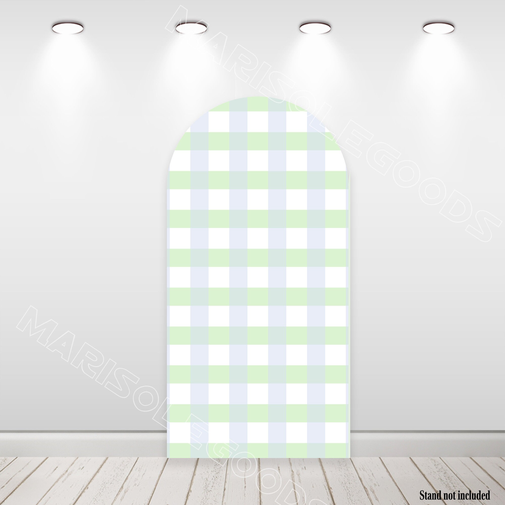 Gingham Arch Backdrop Cover, Custom Colors, Fabric - Etsy