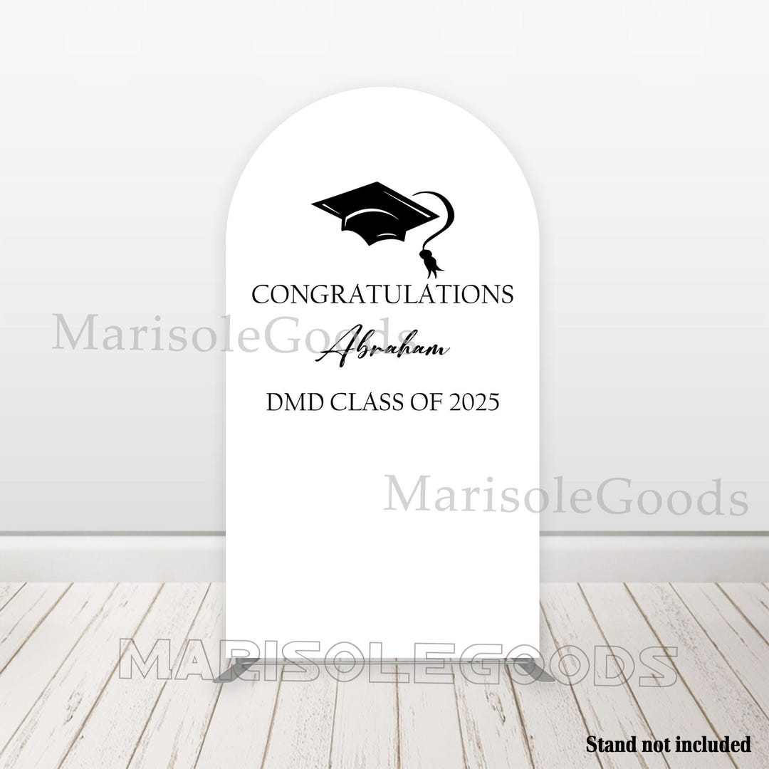 DMD Class of 2025 Graduation Photo Backdrop Arch Cover - Etsy