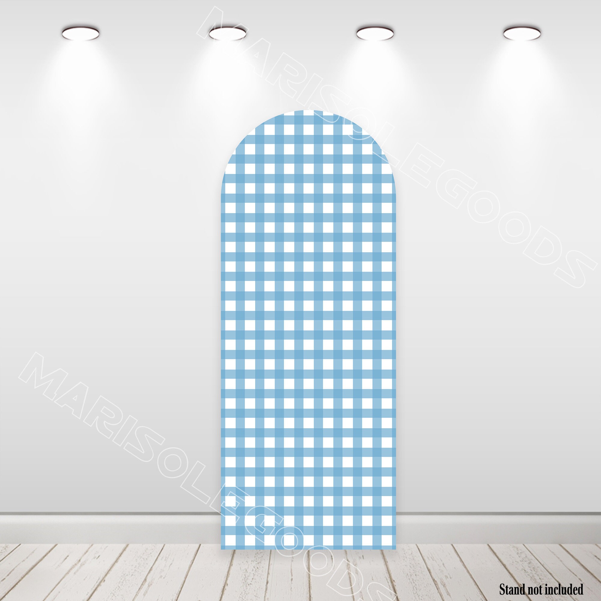 Gingham Arch Backdrop Cover, Custom Colors, Fabric - Etsy