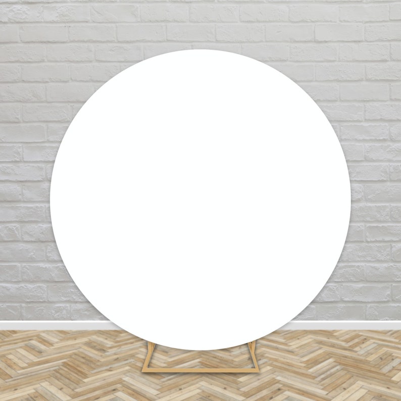 White Black Pink Round Backdrop Cover Wedding Baby Shower - Etsy