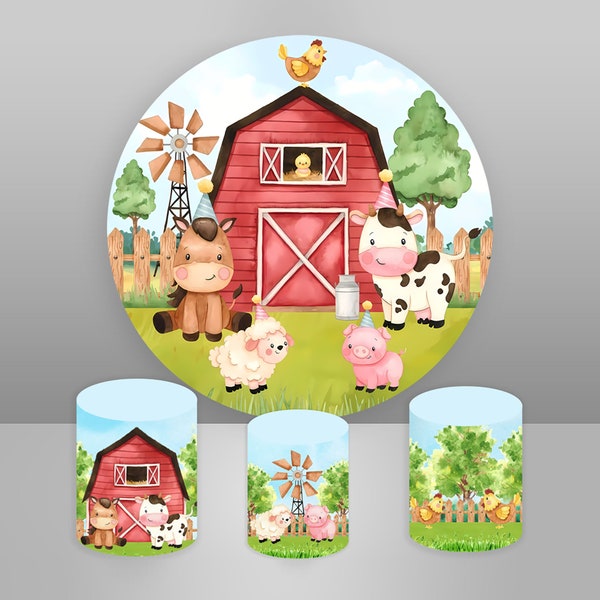 Farm Animal Backdrop - Etsy