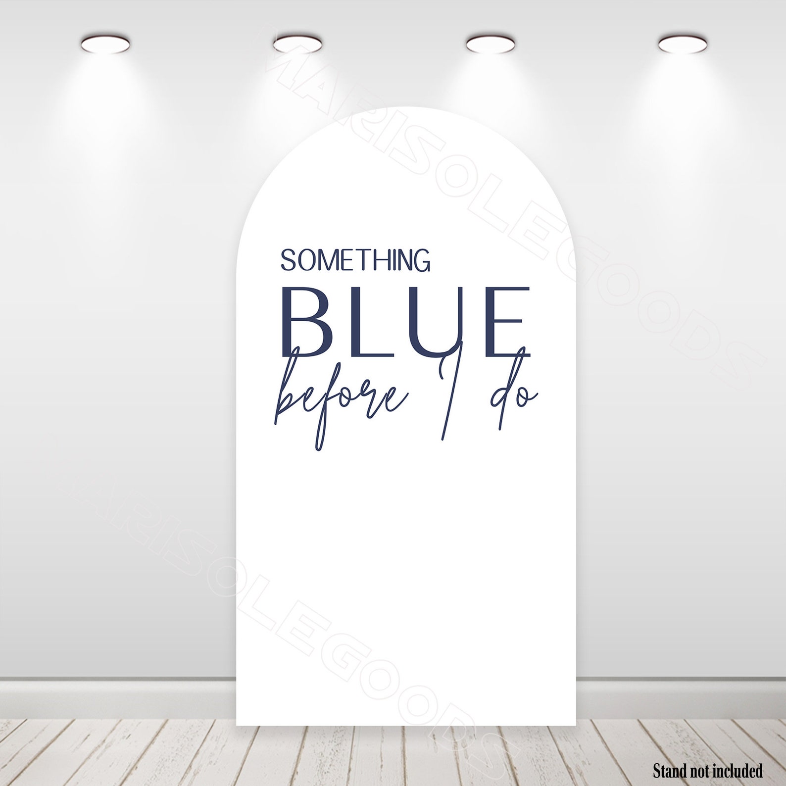 Something Blue Before I Do Arch Covers Personalized Bridal Shower ...
