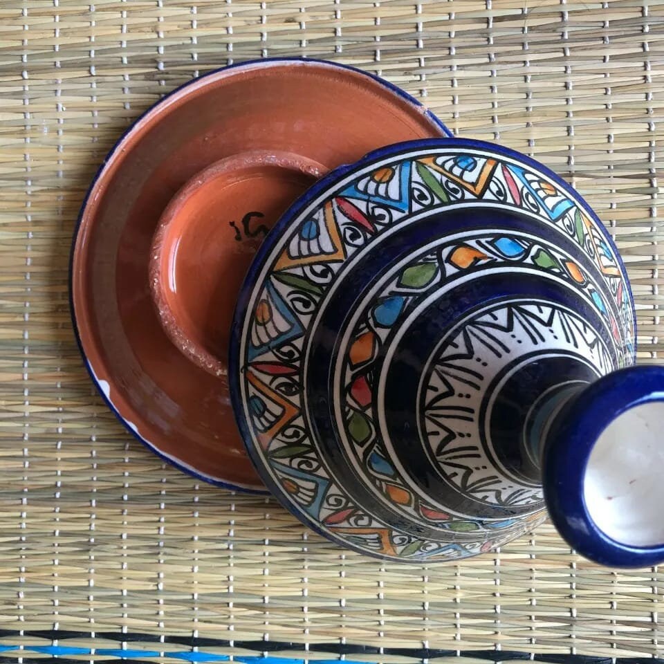 Moroccan Ceramic Tagine for Serving or Decorating Hand - Etsy