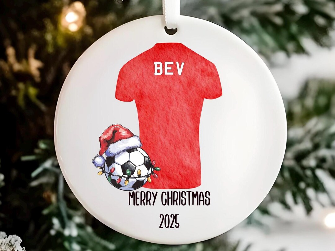 Liverpool FC Football Shirt Christmas Bauble: Ceramic Tree Decoration ...