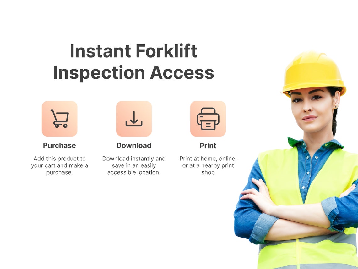 Printable Forklift Maintenance Checklist Log Book Template Daily ...