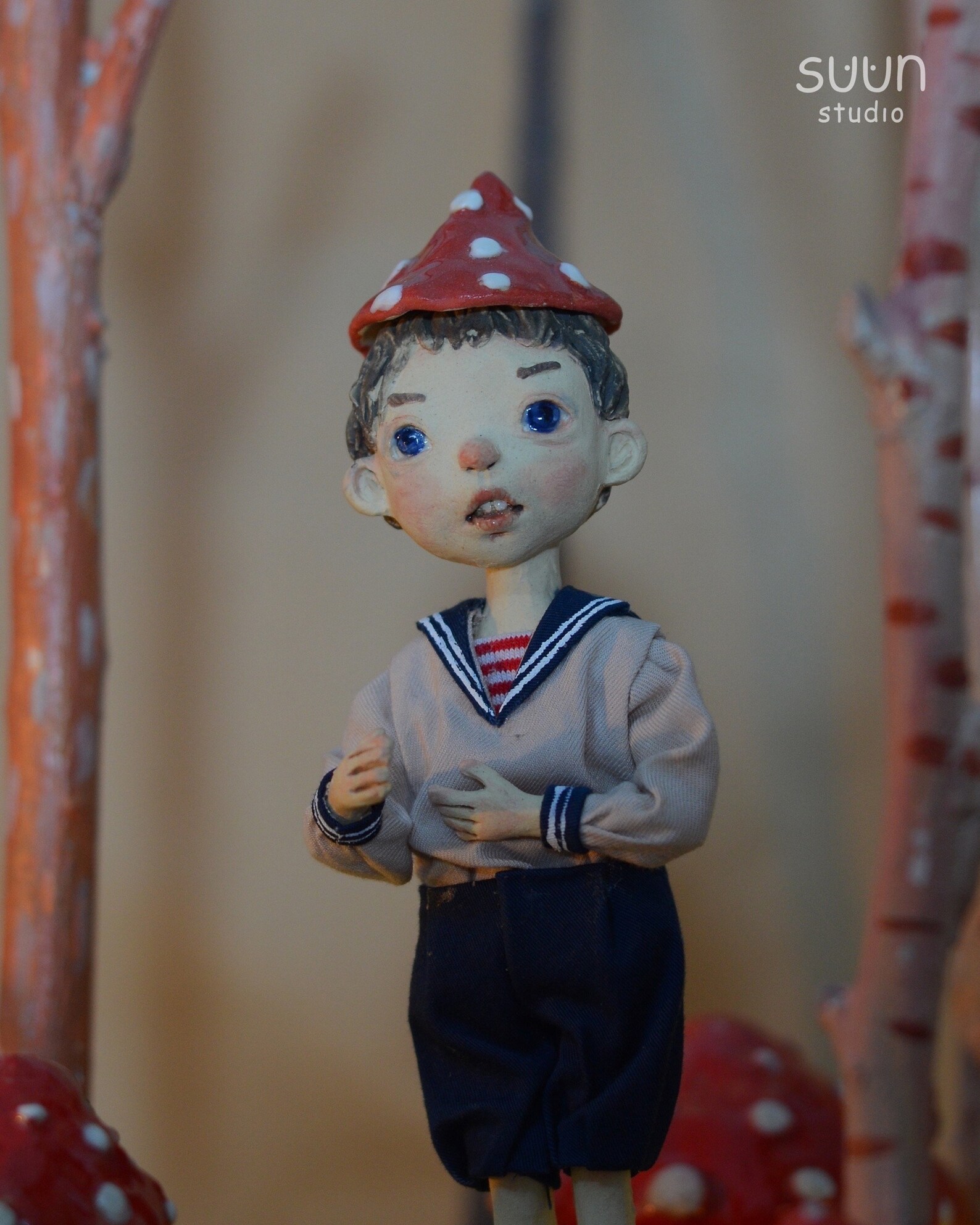 Ceramic Sculpture Ocean Boy Ceramic High Art Unique Gift Contemporary ...