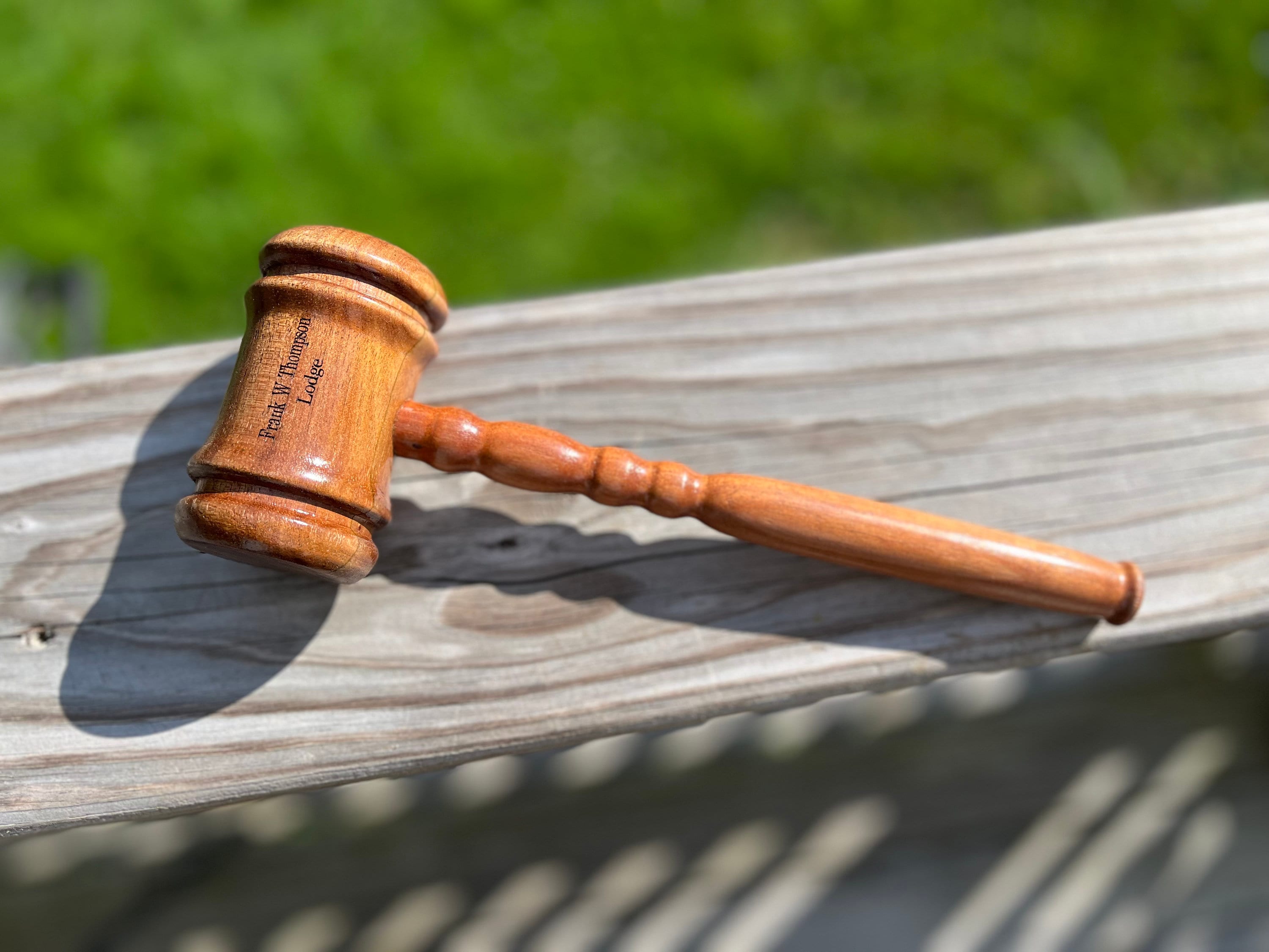 Acacia Masonic Gavel - Etsy