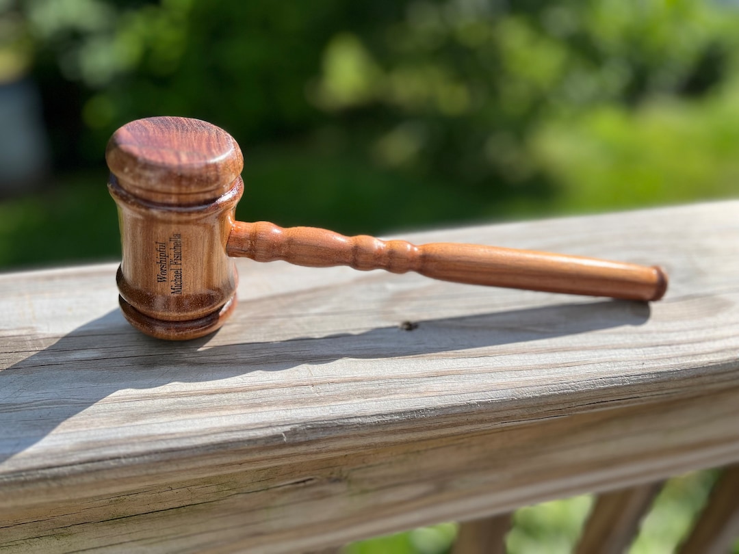 Acacia Masonic Gavel - Etsy