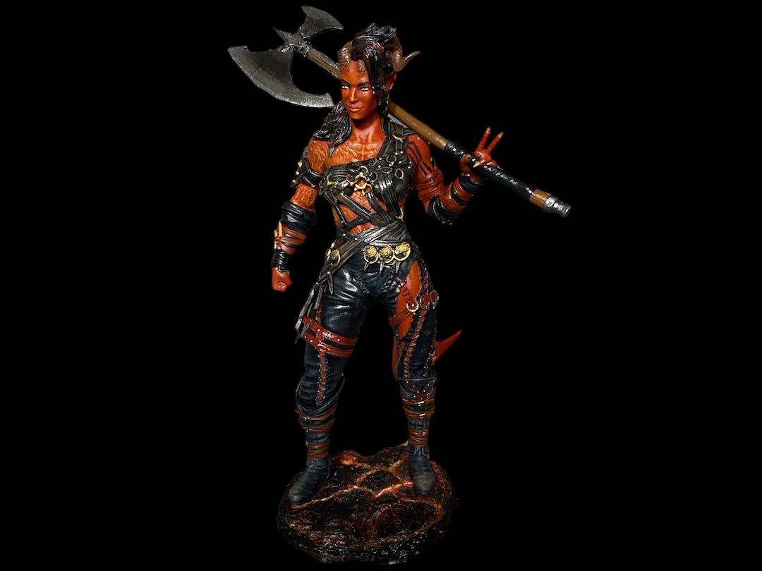 Baldurs Gate Iii Karlach Karlach Resin Statue Karlach Figure Video Game Statue Christmas T