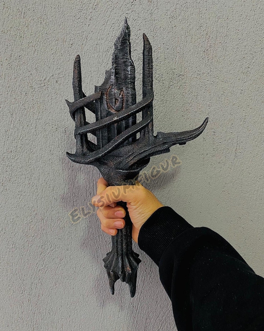 Espada de Sauron / El Señor de los Anillos Espada Rota / Espada Gurthang 3D / Espada Negra ...
