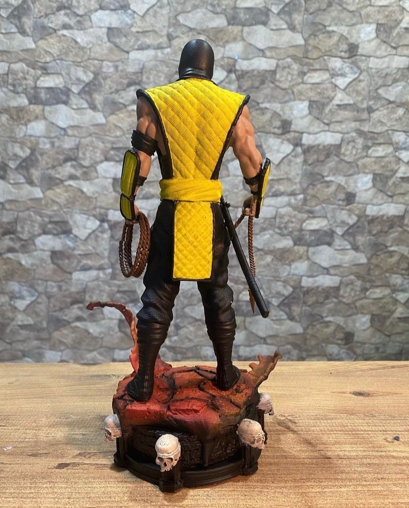 Mortal Kombat Scorpion Hanzo Hasashi Action Figure - Etsy