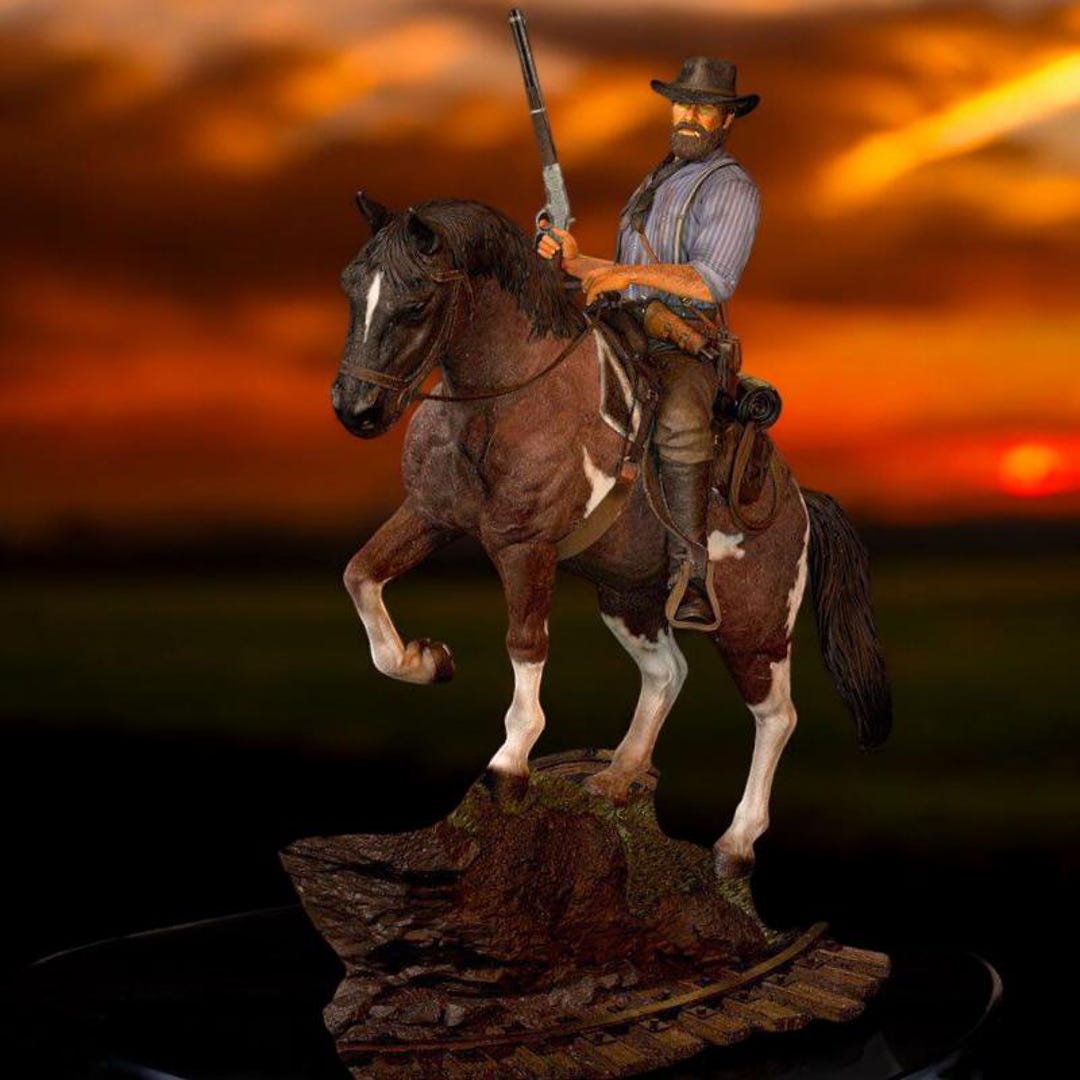 Arthur Morgan 3D Printed Figure | Arthur Morgan Statue | Red Dead ...