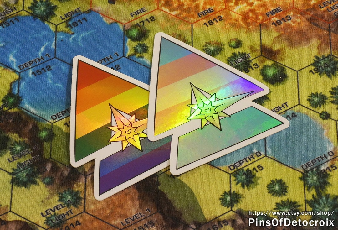 Pride and Trans Battletech Iridescent Chevron Stickers - Etsy