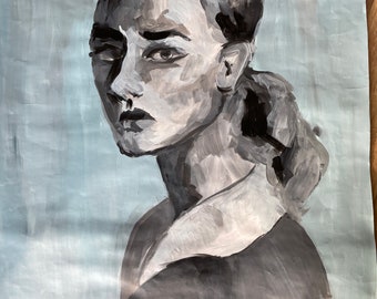 SRK Shah Rukh Khan King of Bollywood Acrylic Portrait - Etsy