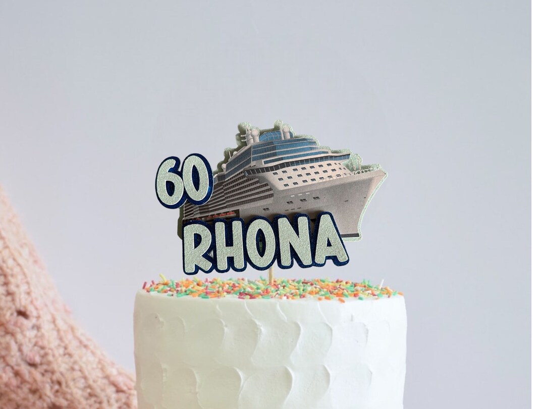 Cruise Ship Cake Topper, Boat Cake Topper, Ship Cake Topper, Cruise ...