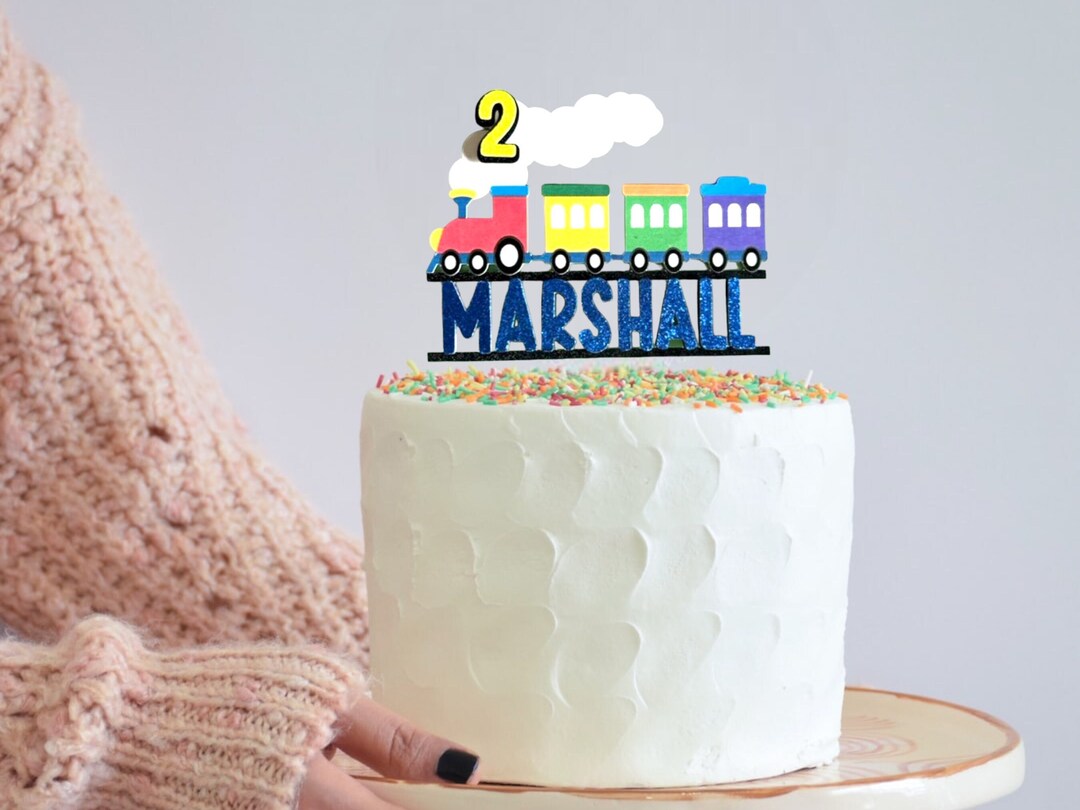 Cute Train Cake Topper, Trains Cake Topper, Transport Cake Topper ...