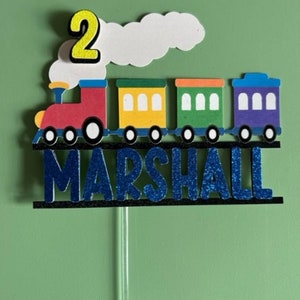 Cute Train Cake Topper, Trains Cake Topper, Transport Cake Topper ...