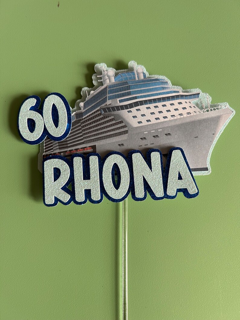 Cruise Ship Cake Topper, Boat Cake Topper, Ship Cake Topper, Cruise ...