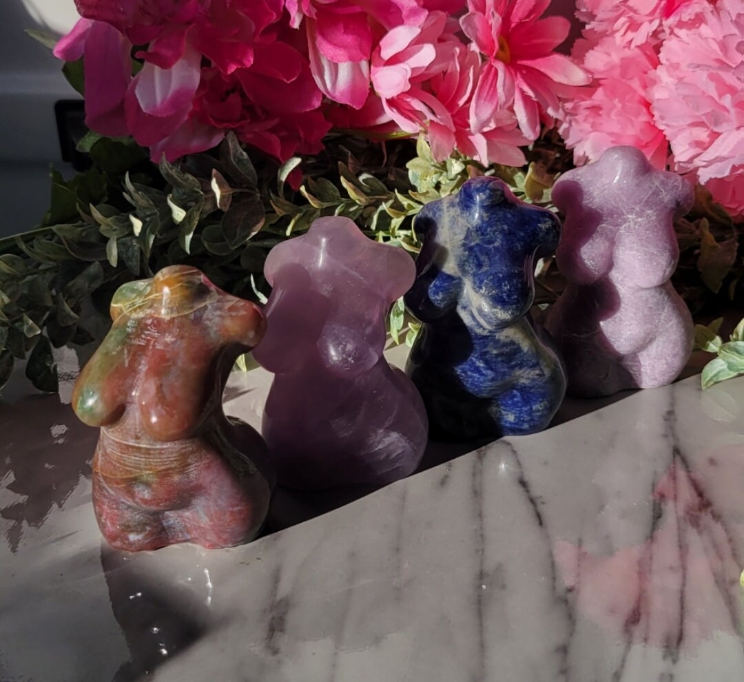 3 Female Goddess/ Female Torso Crystal - Etsy