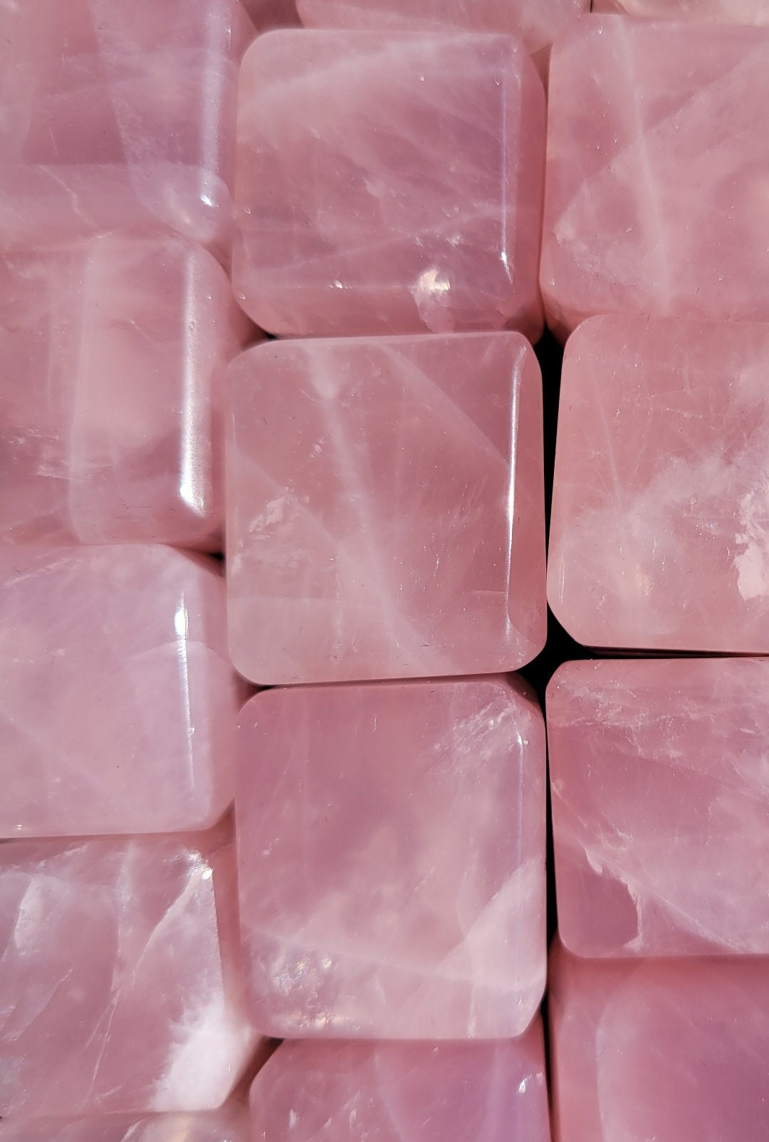 Rose Quartz Crystal Cubes - Etsy