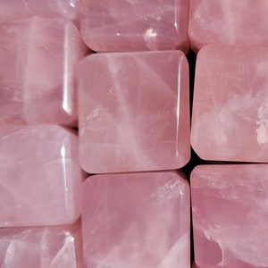 Rose Quartz Crystal Cubes - Etsy