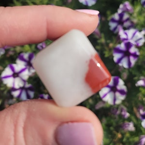 Red Jasper Crystal Cubes With Clear Quartz - Etsy