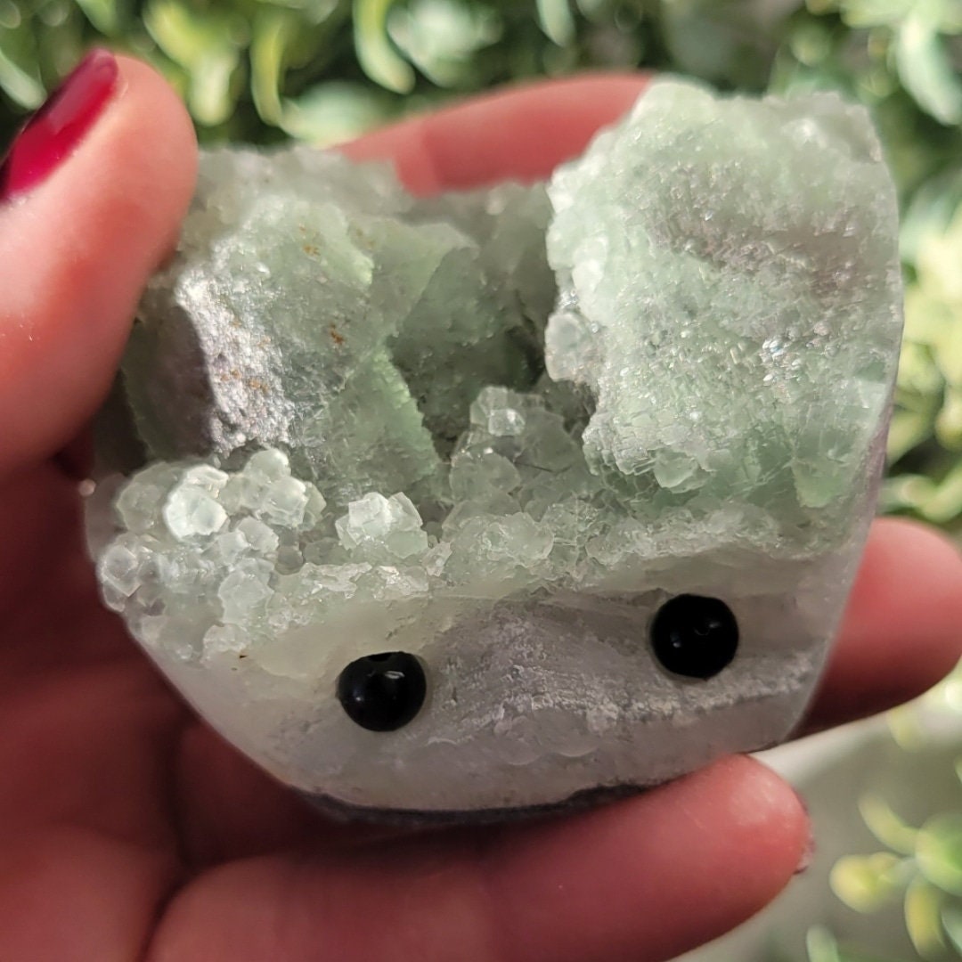 Hedgehog Crystal/ White Apophyllite Salacite Crystal - Etsy