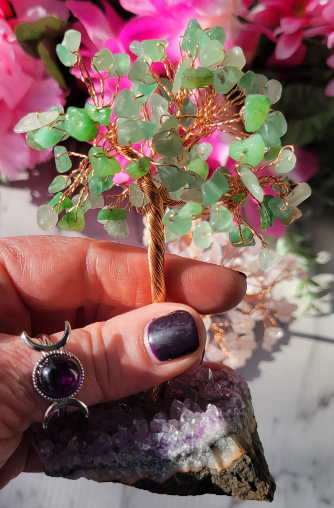 Crystal Chip Tree's on Amethyst, Tree of Life, Money Tree - Etsy