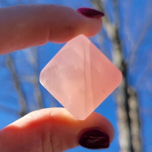 Rose Quartz Crystal Cubes - Etsy