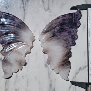 Dream Amethyst Crystal Wings With Stand - Etsy