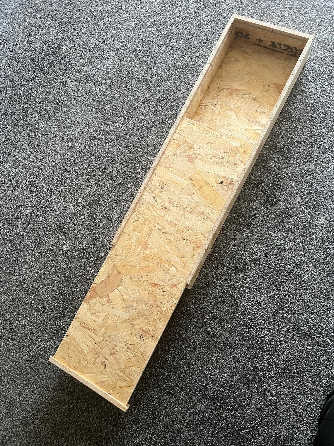 Handmade Wooden Box Custom OSB Oriented Strand Board Box With Sliding ...