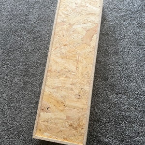 Handmade Wooden Box Custom OSB Oriented Strand Board Box With Sliding ...