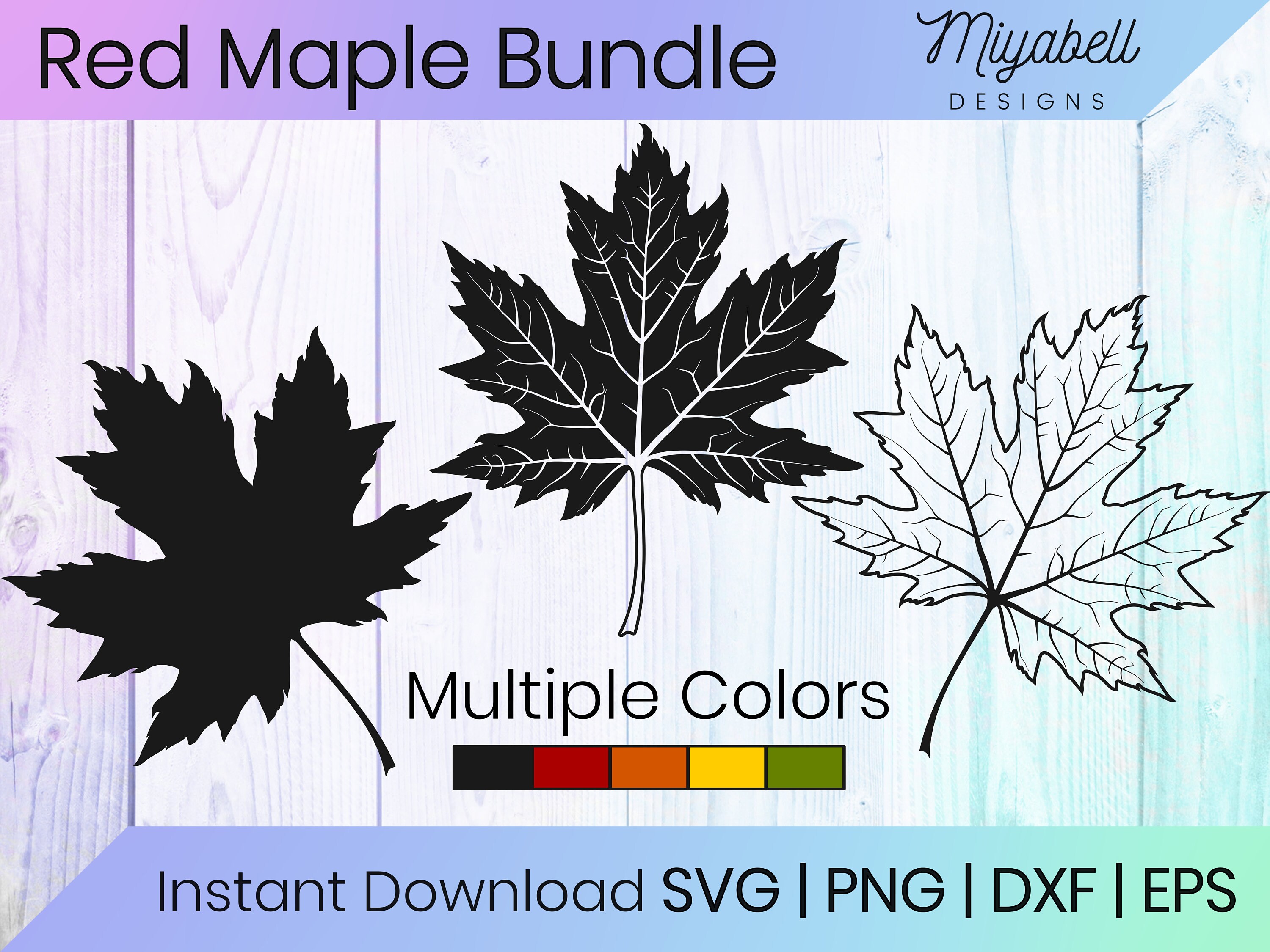 Red Maple Tree Leaf SVG Canada Maple Leaf SVG Svg Png Eps - Etsy