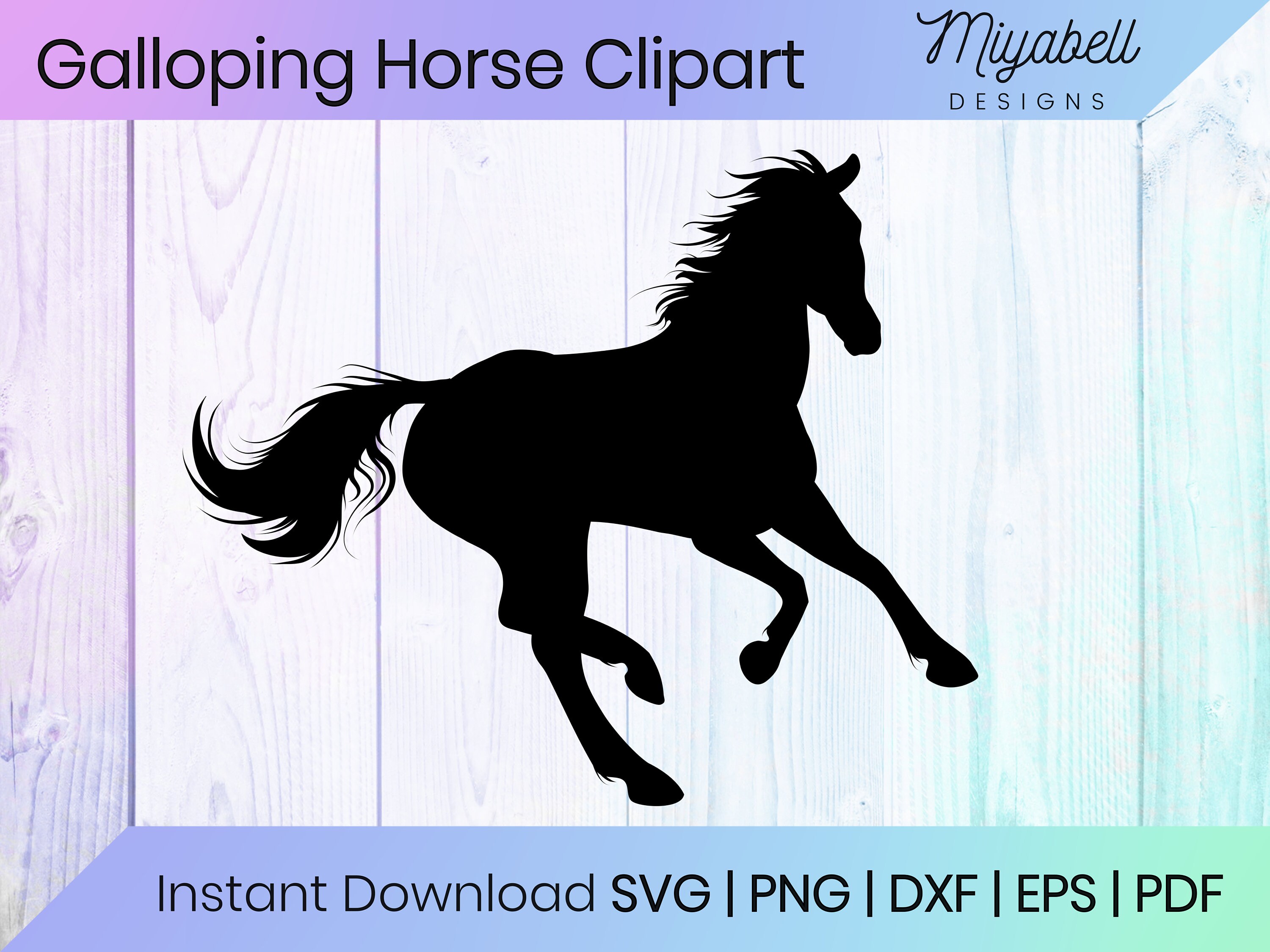 Child Gallop Clipart