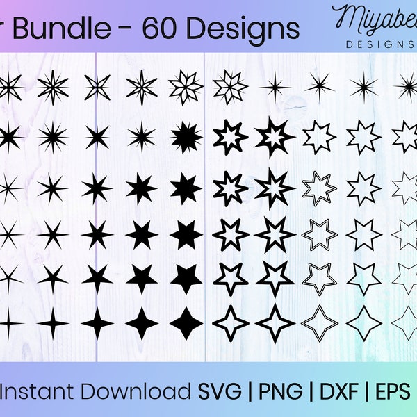 Seven Pointed Star - Etsy